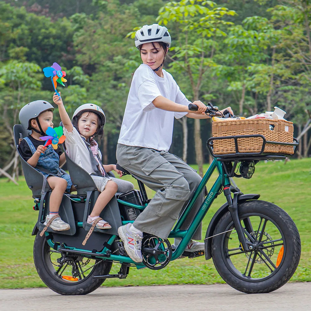 Fiido T2 Longtail Cargo E-bike - Pre Order for Spring - March 26 – Rocket Ebikes