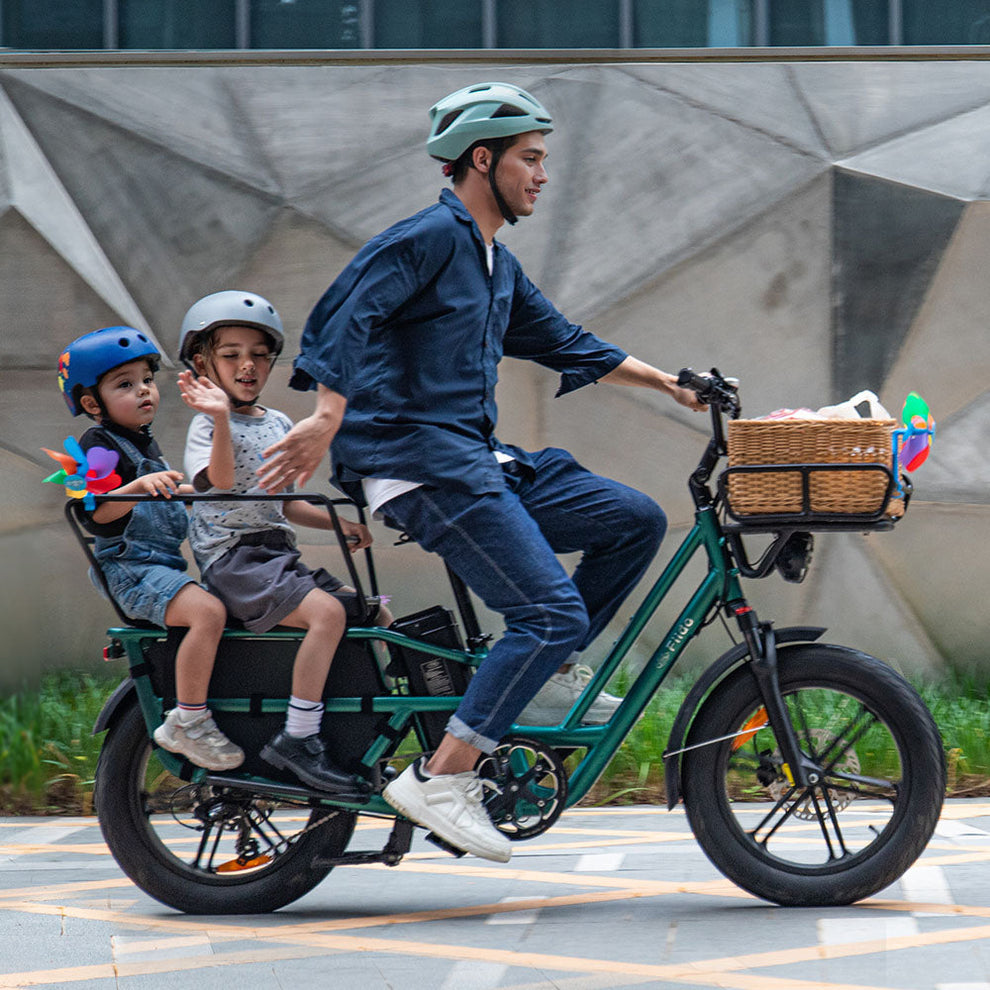 Fiido T2 Longtail Cargo E-bike - Pre Order for Spring - March 26 – Rocket Ebikes